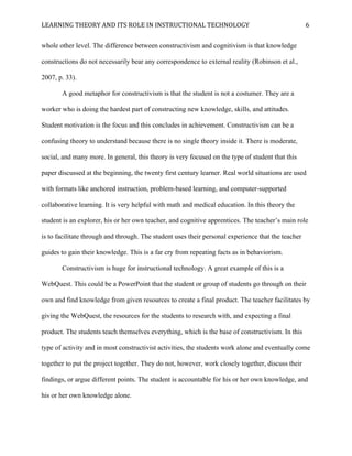 Learning theory paper | PDF