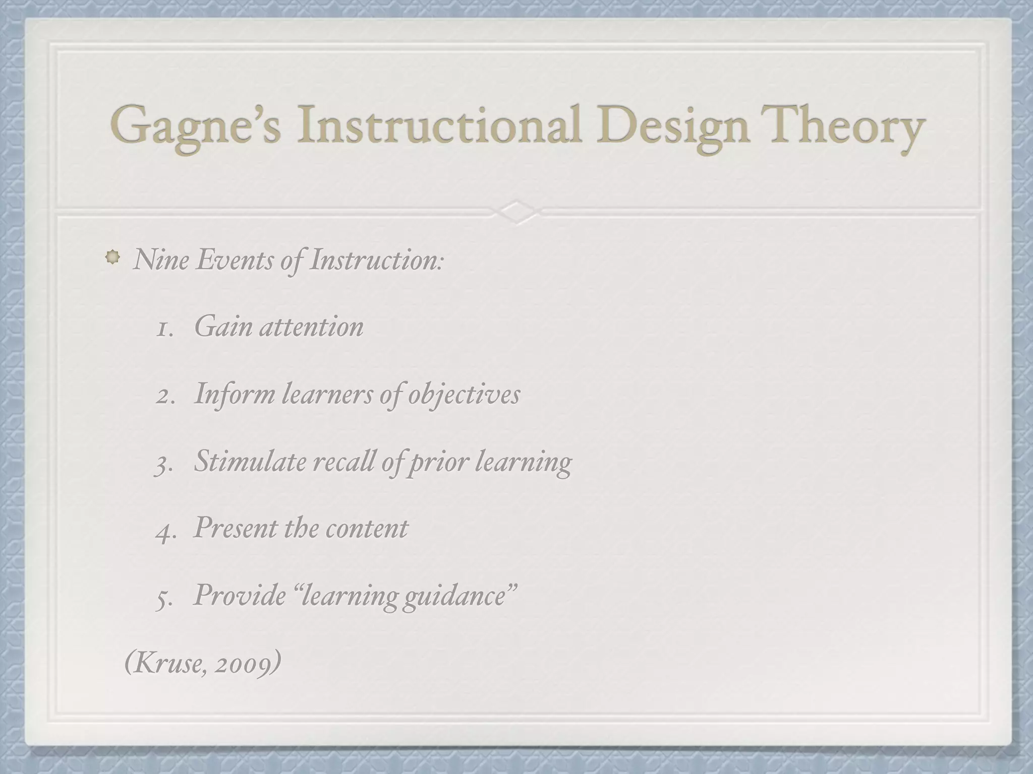 Learning Theory Presentation | PDF