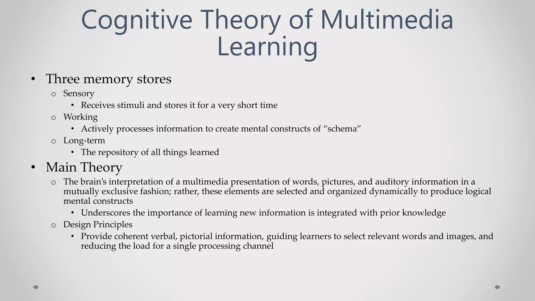 Learning theory presentation lee | PPTX
