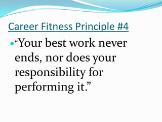 Learning The Principles Of A Healthy Career | PPTX | Career Advice ...