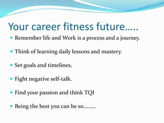 Learning The Principles Of A Healthy Career | PPTX | Career Advice ...
