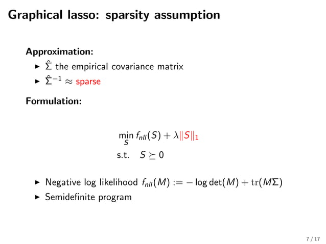 Learning the structure of Gaussian Graphical models with unobserved variables by Marina Vinyes ...