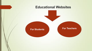 Learning through educational websites | PPTX