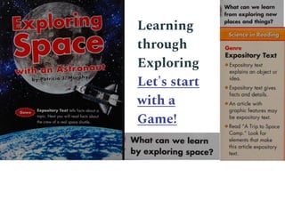 Learning Through Exploring presentations | PPT