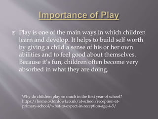 Learning through play | PPTX