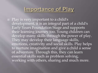 Learning through play | PPTX
