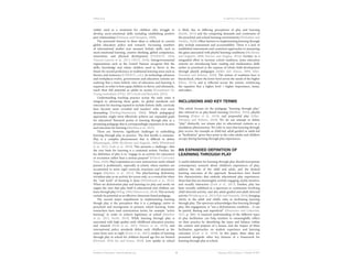 Learning Through Play at School – A Framework for Policy and Practice | PDF