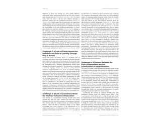 Learning Through Play at School – A Framework for Policy and Practice | PDF