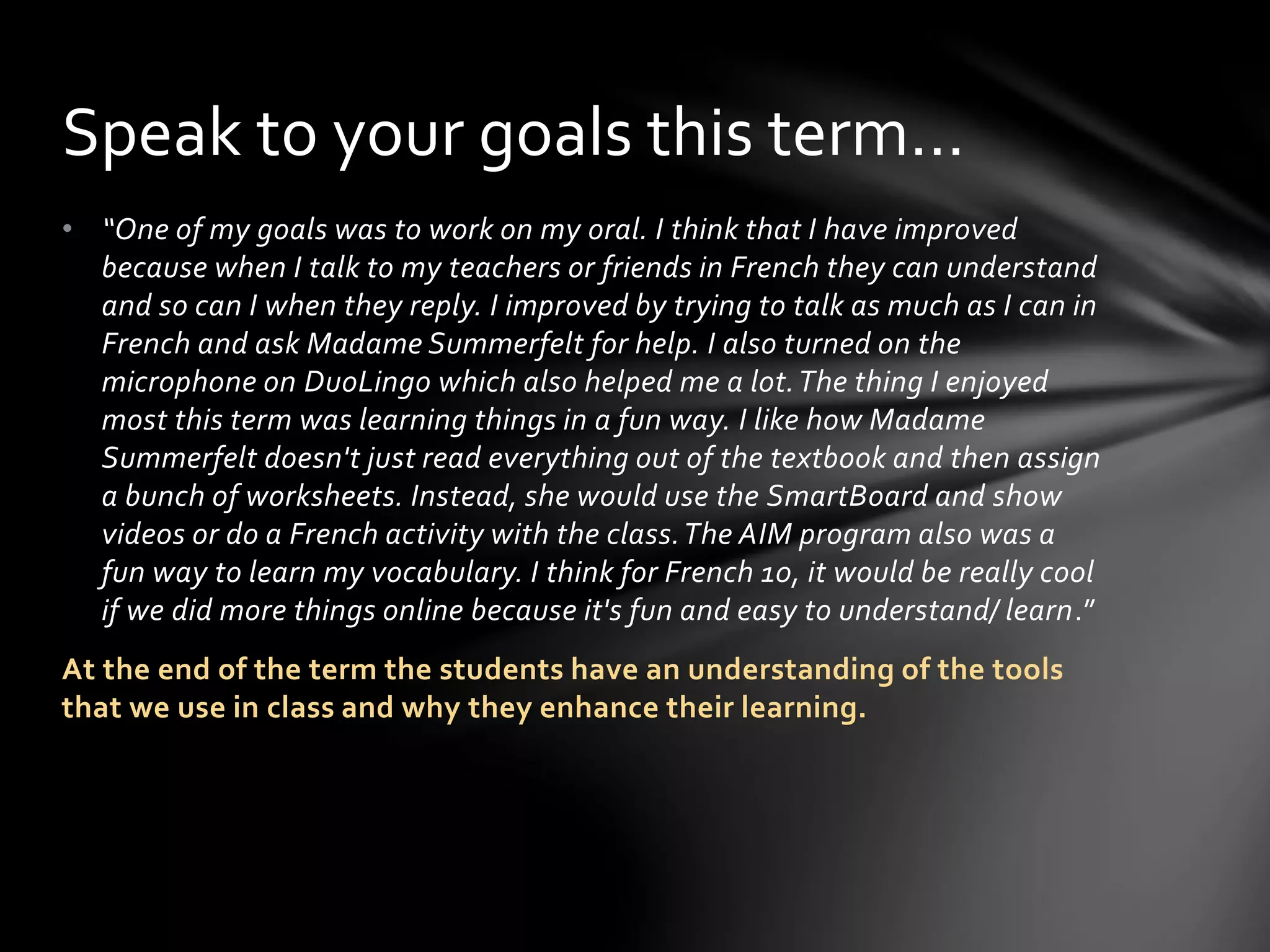 Learning through reflection | PPTX