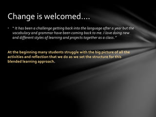 Learning through reflection | PPTX