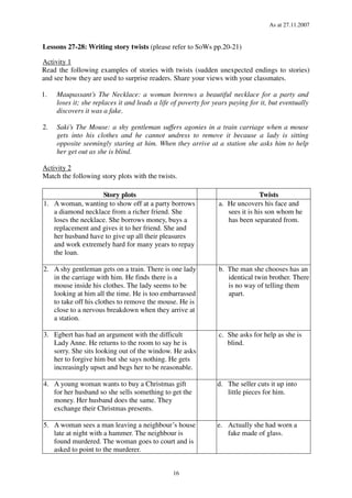 Learning through stories | PDF