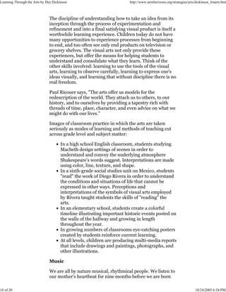 Learning through the_arts | PDF