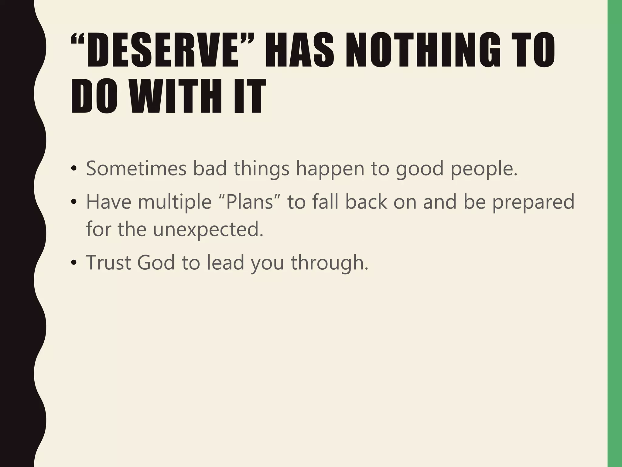 Learning to be a good steward | PPT