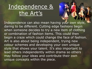 Learning to be Independent | PPTX | Single Life | Family and Relationships