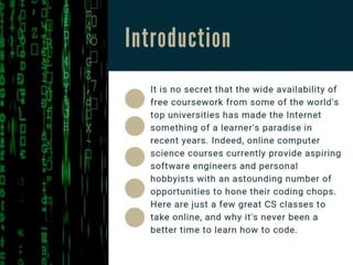 Learning To Code: Great Resources To Try | PPT