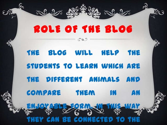 Learning to compare animals | PPT