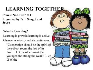 Knowing how children learn: Learning together | PPTX | Early Childhood ...