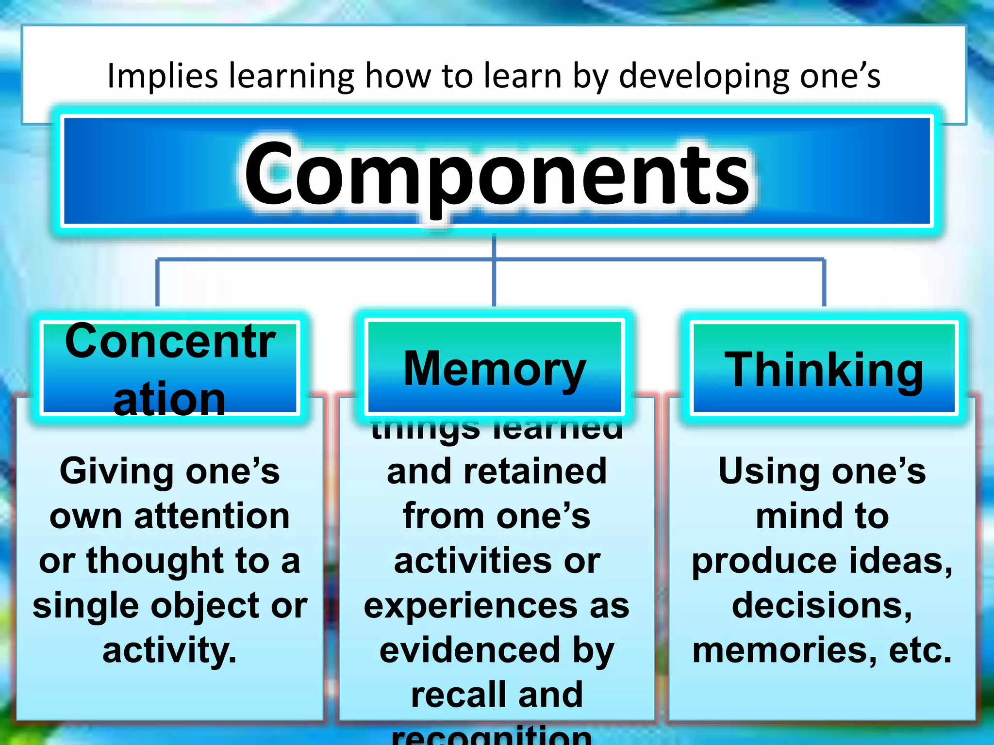 Learning to know | PPTX