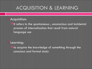 Learning To Language Learning | PPT