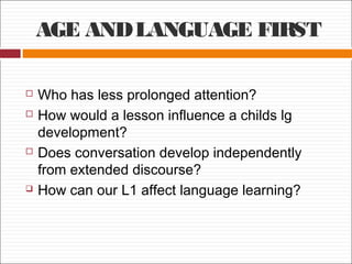 Learning to language learning | PPT