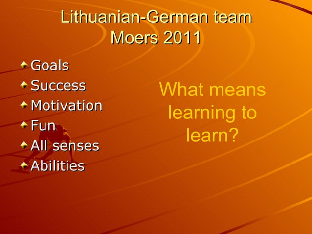 Learning to learn | PPT