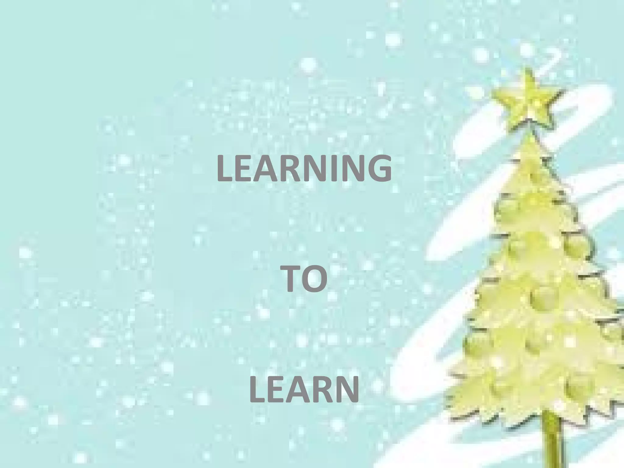 Learning to learn | PPT
