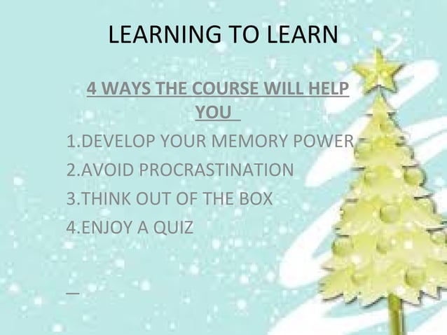Learning to learn | PPT