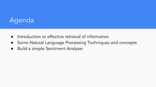 Learning to learn - to retrieve information | PPT