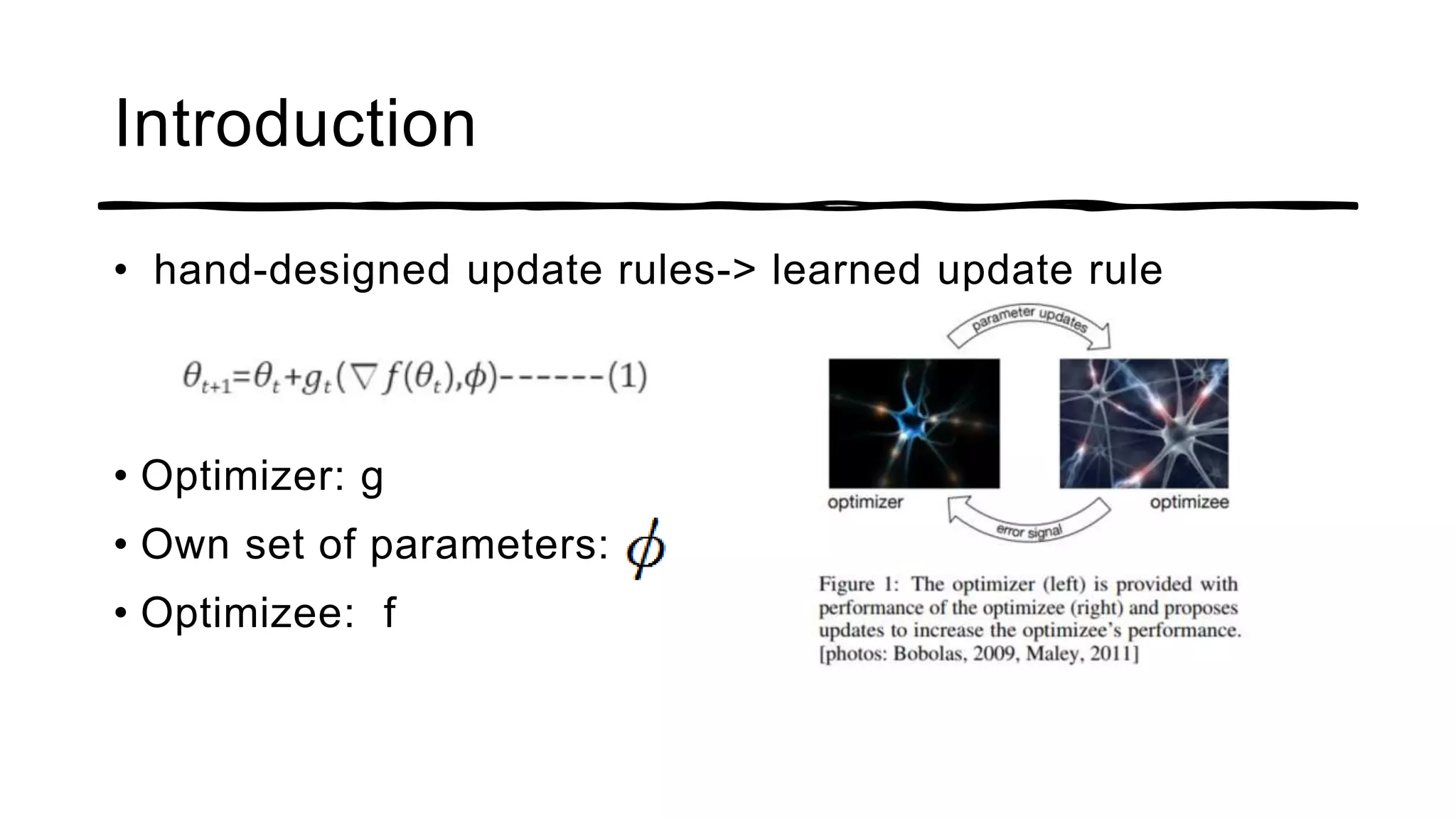 Learning to learn by gradient descent by gradient descent | PPT