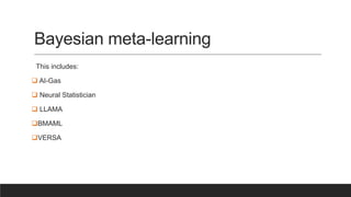 Learning to learn with meta learning | PPTX | Artificial Intelligence ...