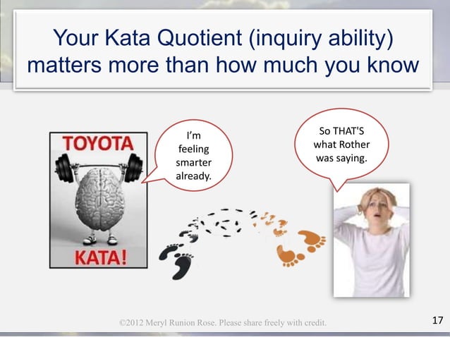 Learning to learn with the improvement kata | PPTX