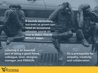 Learning to Listen - a quick guide to empathetic understanding | PDF