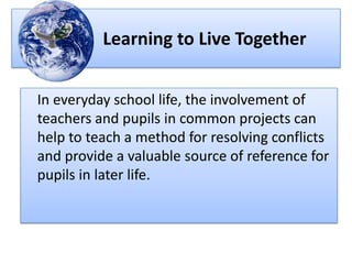 Learning to live together | PPTX