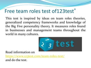 Learning tool M2T2: Work in team and cooperate with training team and ...