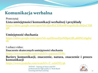 Learning tool M2_T4 Interpersonal communication and empathy | PPT