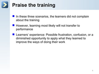 Learning Transfer to Performance | PPTX