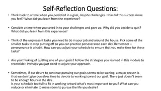 Summary and reflection | PPTX