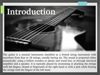 Learning to Play Guitar | PPT