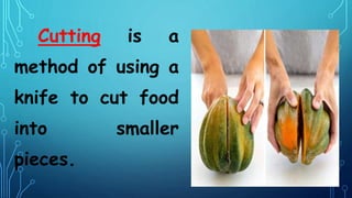 Learning to prepare and cook food | PPTX