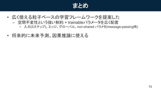 [DL輪読会]Learning to Simulate Complex Physics with Graph Networks | PDF