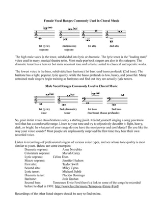 Learning to sing | PDF