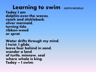 Learning to swim_slide | PPTX