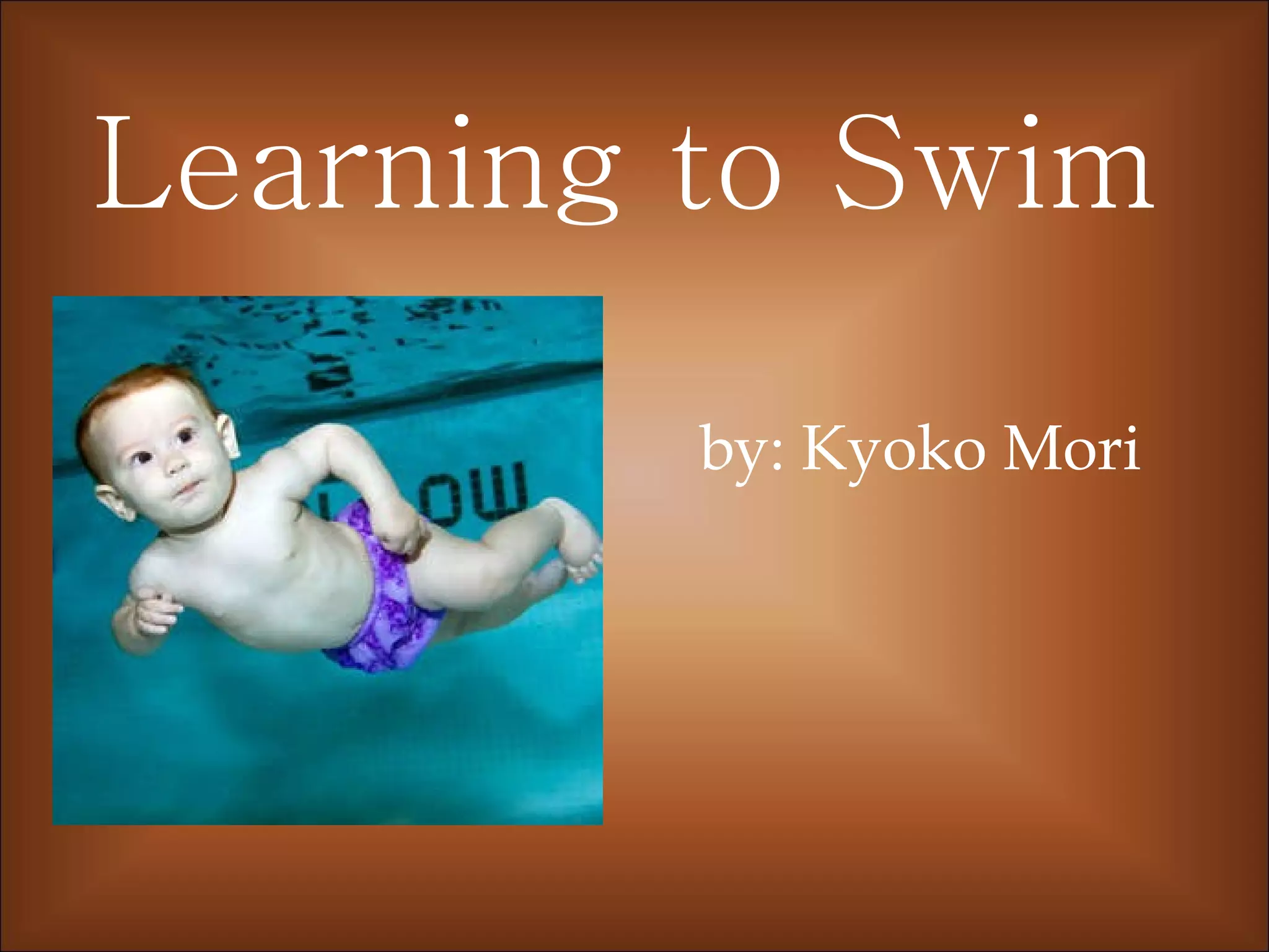 Learning to swim vocabulary | PPT