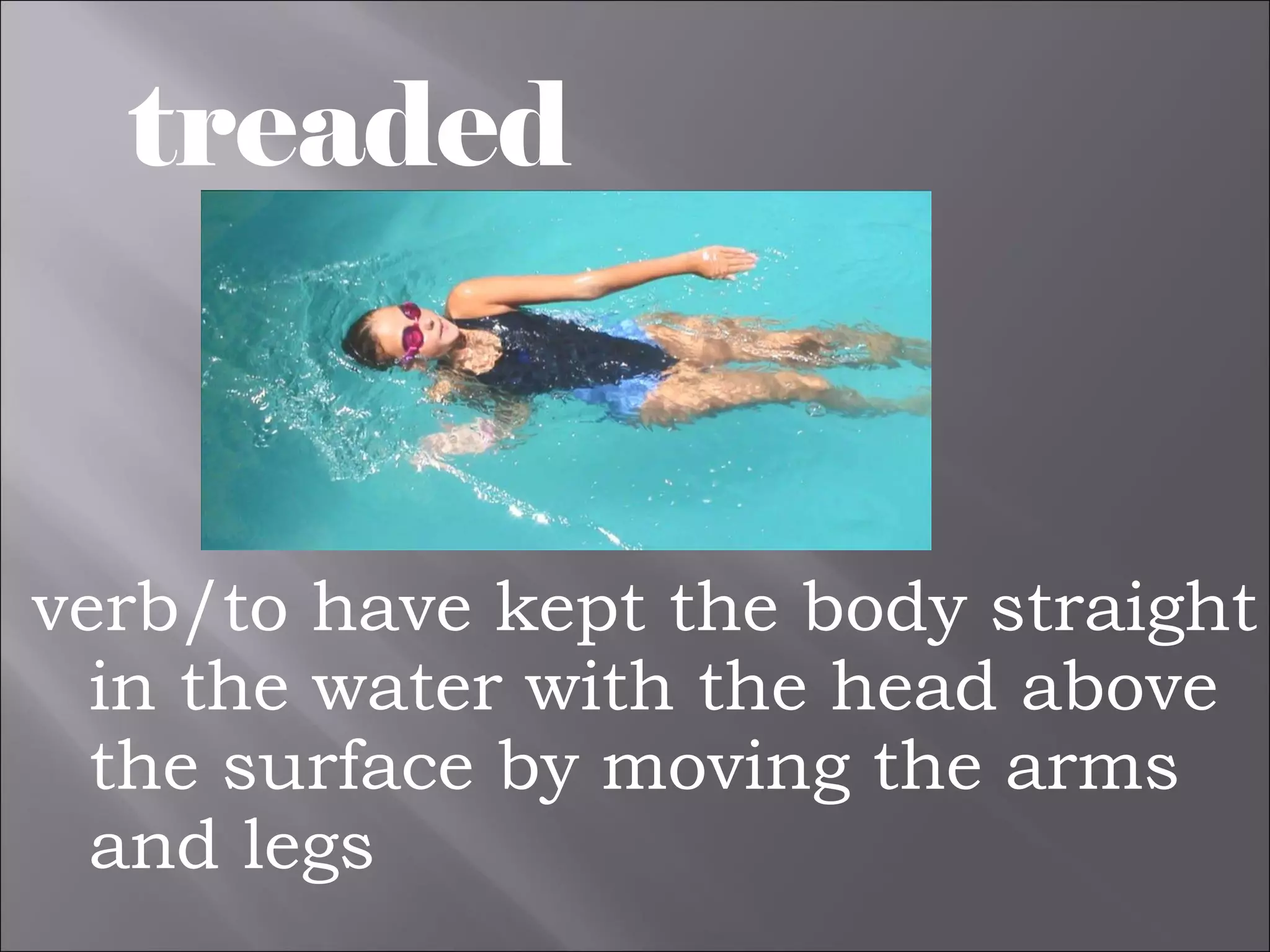 Learning to swim vocabulary | PPT