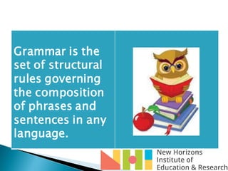 grammar teaching to students - student learning | PDF