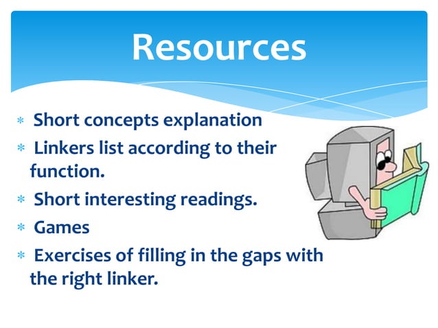 Learning to use linkers | PPT