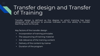 Learning transfer FULL PRESENTATION | PDF