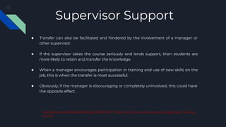 Learning transfer FULL PRESENTATION | PDF