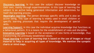 Learning types | PPT