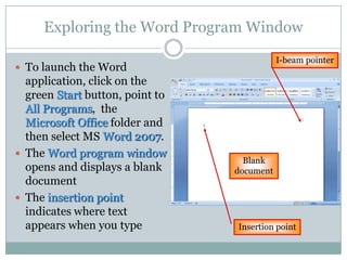 Learning unit 1 word 2007 | PPT